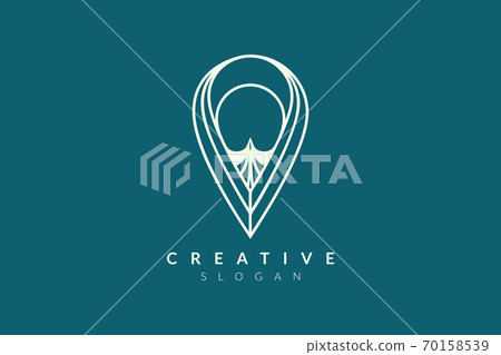 Vector illustration design of symbol position... - Stock Illustration ...