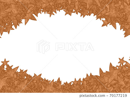 Padding _ star _ ★ _ brown _ edge _ curve _... - Stock Illustration ...