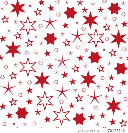 seamless pattern christmas star design - Stock Illustration [70177542 ...