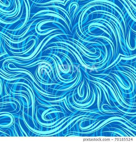 Seamless vector pattern of smooth turquoise... - Stock Illustration ...