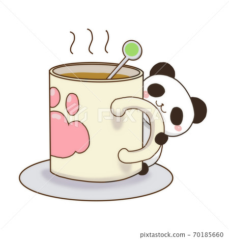 Panda and break - Stock Illustration [70185660] - PIXTA