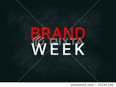 Vintage Text Effect-Brand Week - Stock Illustration [70195186] - PIXTA