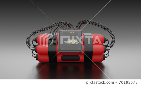 Bombs Red color. - Stock Illustration [70195575] - PIXTA