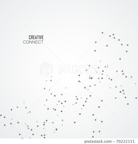Abstract illustration with abstract connect... - Stock Illustration ...