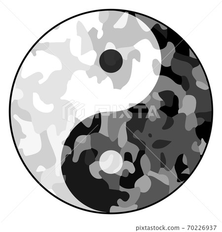 Taiji figure - Stock Illustration [70226937] - PIXTA