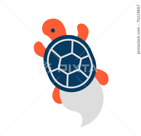 New Year's card turtle illustration material - Stock Illustration ...
