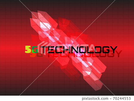 5G Technology Vector abstract background With...-插圖素材 [70244553] - PIXTA圖庫
