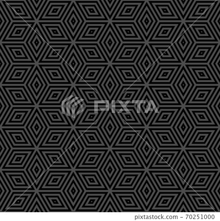 Seamless geometric hexagons and diamonds pattern. - Stock Illustration ...