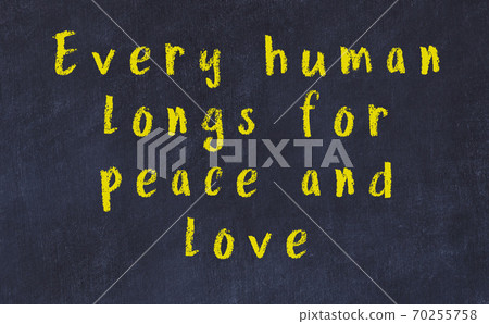 Chalk wise inscription on black chalkboard - Stock Illustration ...