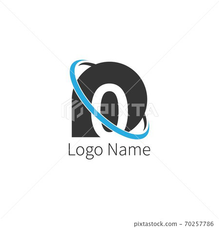Number 0 circle icon Logo, design number + icon... - Stock Illustration ...