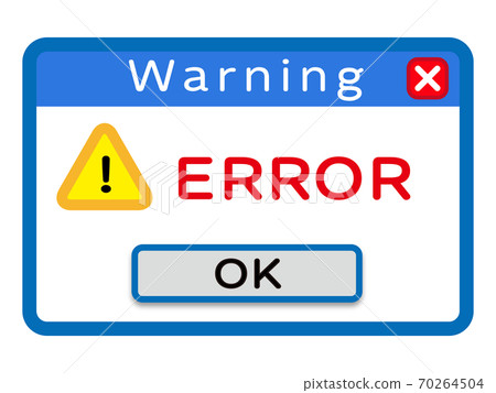 error - Stock Illustration [70264504] - PIXTA