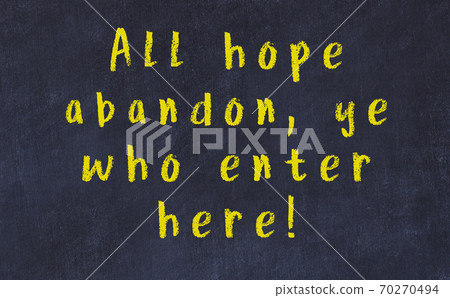 Chalk wise inscription on black chalkboard - Stock Illustration ...