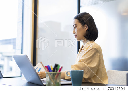 Business People Working Serious