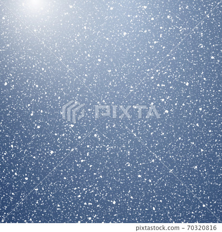 Delicate sky background with falling snowflakes... - Stock Illustration ...