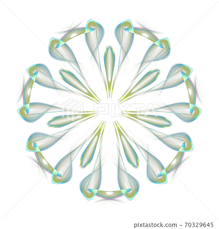 Beautiful heptagon (transparent PNG background)... - Stock Illustration ...