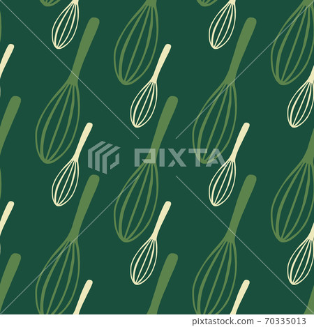 Green and light yellow corolla shapes seamless... - Stock Illustration ...