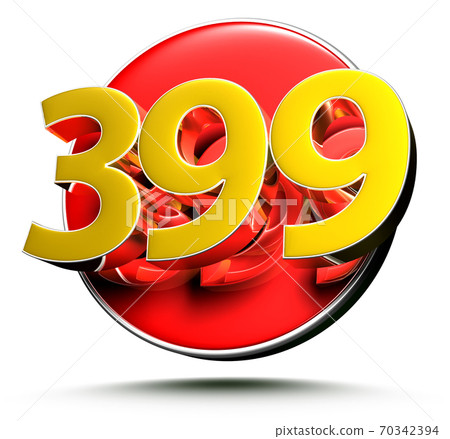 Numbers 399. - Stock Illustration [70342394] - PIXTA