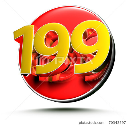 Numbers 199. - Stock Illustration [70342397] - PIXTA