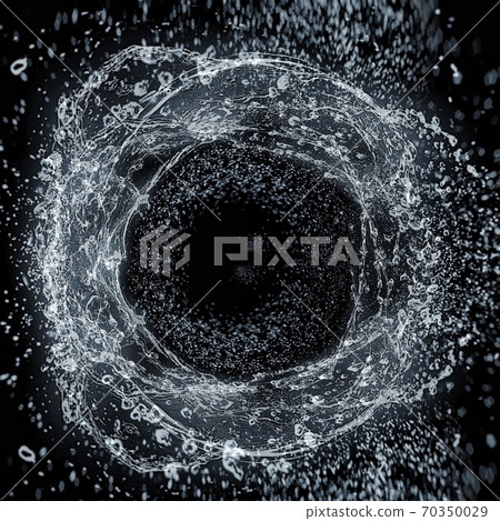 Abstract splashes - Stock Illustration [70350029] - PIXTA