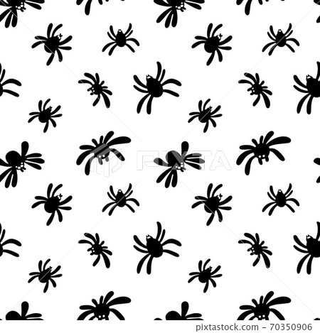 Cute spider pattern.Template Of Halloween - Stock Illustration ...