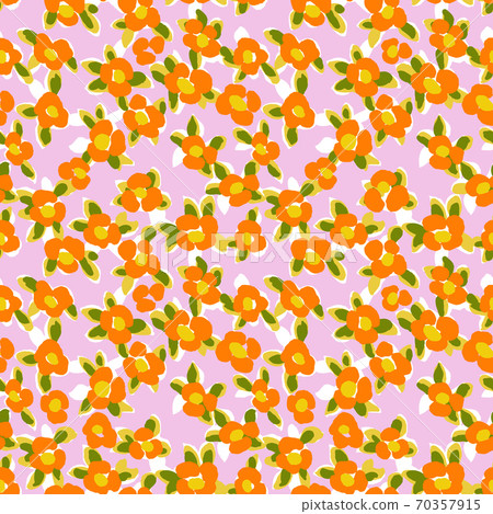 Ditsy seamless pattern. Micro daisy flowers - Stock Illustration ...