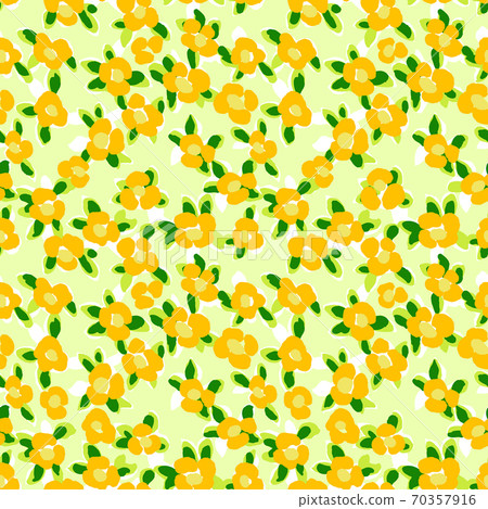 Ditsy seamless pattern. Micro daisy flowers - Stock Illustration ...