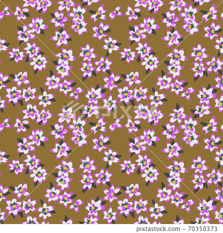Ditsy micro seamless pattern. Daisy texture... - Stock Illustration ...