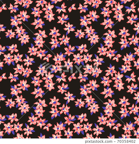 Ditsy micro seamless pattern. Daisy texture... - Stock Illustration ...