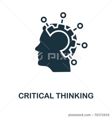Critical Thinking icon. Simple element from... - Stock Illustration ...