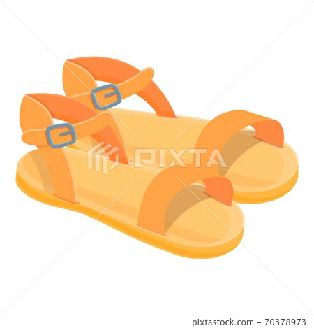 Trendy sandals icon, cartoon style - Stock Illustration [70378973] - PIXTA