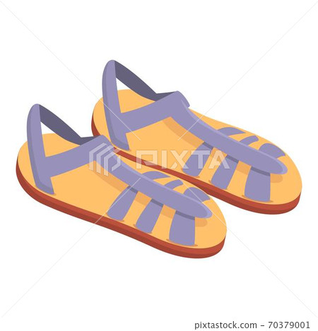 Elegant sandals icon, cartoon style - Stock Illustration [70379001] - PIXTA