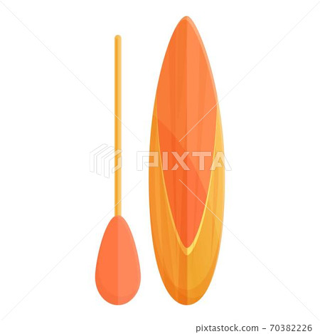 Adventure sup surfing icon, cartoon style - Stock Illustration [70382226] - PIXTA