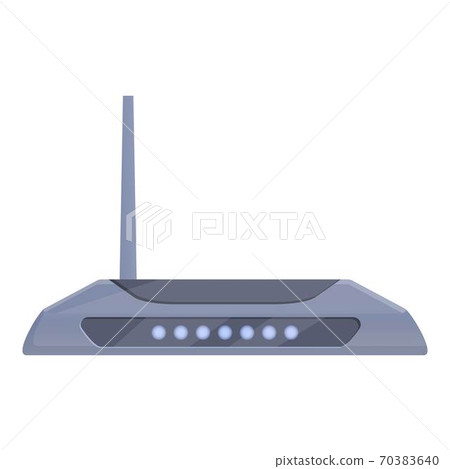 Wifi router modem icon, cartoon style - Stock Illustration [70383640 ...