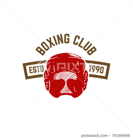 Champion boxing club. Emblem template with...-插圖素材 [70386698] - PIXTA圖庫
