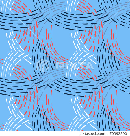 Abstract lines seamless pattern. Geometric... - Stock Illustration ...