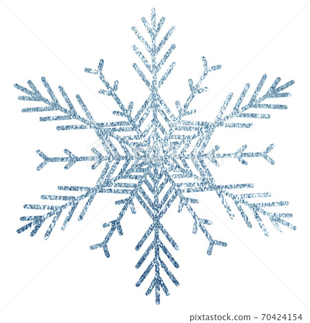 Snowflake material alone - Stock Illustration [70424154] - PIXTA