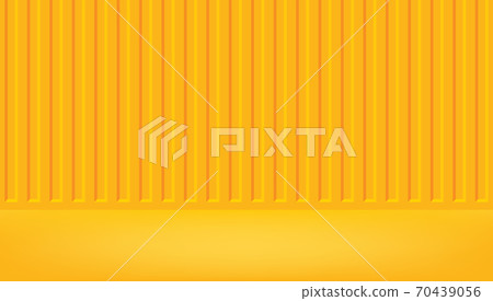 Yellow cargo container background, product... - Stock Illustration ...