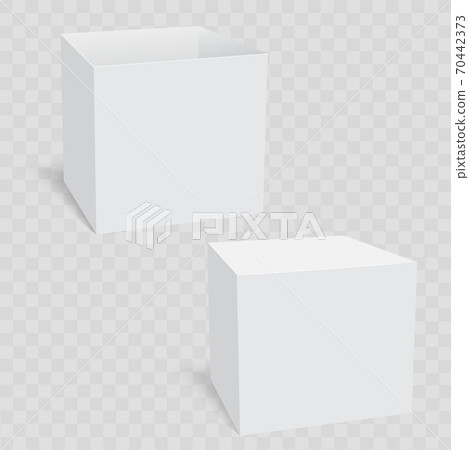 Open and closed boxes design. Vector - Stock Illustration [70442373 ...