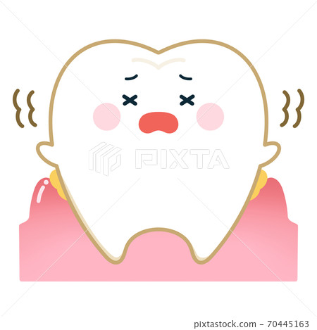 Illustration of wobbling teeth - Stock Illustration [70445163] - PIXTA