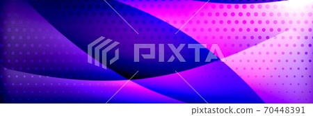 Fluid gradient neon color waves, vector... - Stock Illustration ...