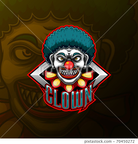 clown, logo, skull - Stock Illustration [70450272] - PIXTA