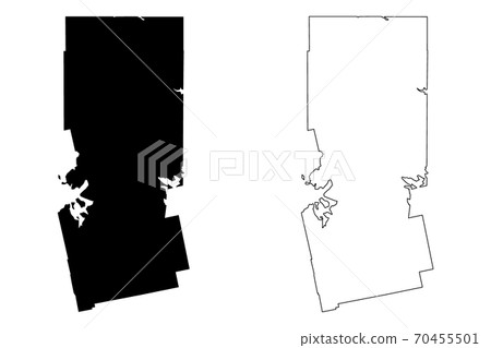 Piscataquis County, Maine (U.S. county, United... - Stock Illustration ...