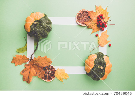 Autumn background top view - Stock Photo [70459046] - PIXTA