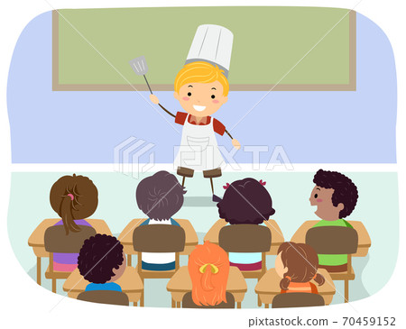 Kid Boy Chef Dream Job Career Day Illustration - Stock Illustration ...