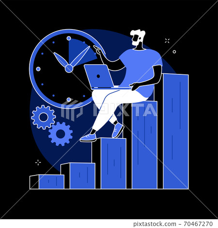 Productivity abstract concept vector illustration. - Stock Illustration ...