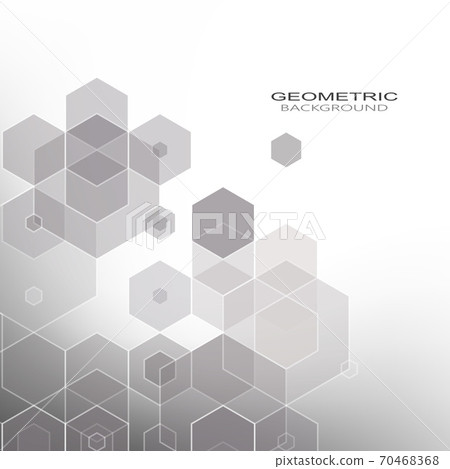 Gray design background hexagon pattern vector... - Stock Illustration ...