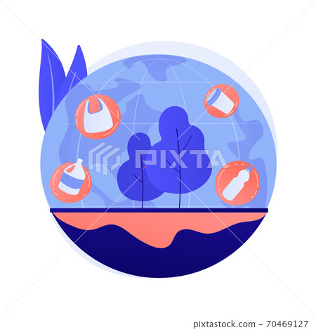 Soil pollution abstract concept vector... - Stock Illustration ...