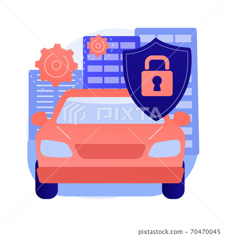 Car alarm system abstract concept vector... - Stock Illustration ...