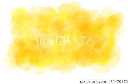 Yellow watercolor bleed background material - Stock Illustration ...