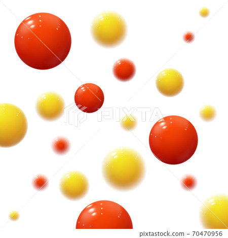 Realistic soft spheres. Plastic bubbles. Glossy... - Stock Illustration ...